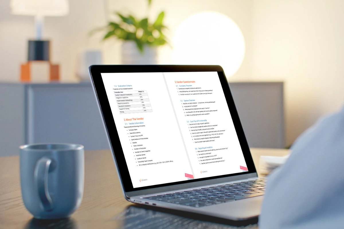 Payroll Software RFP Template for Ireland | SD Worx